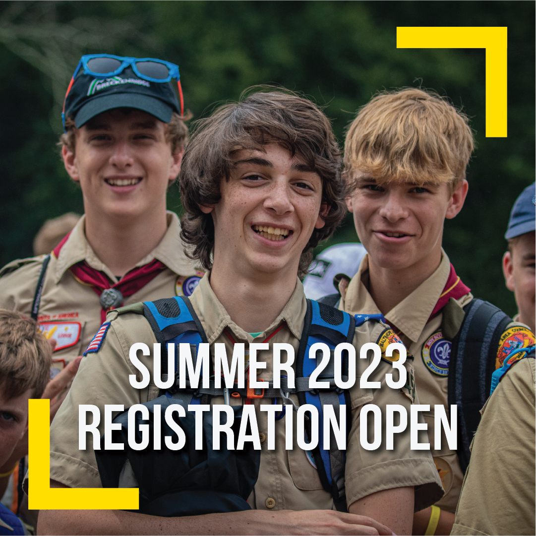 2023 Registration Open! | Resica Falls Scout Reservation